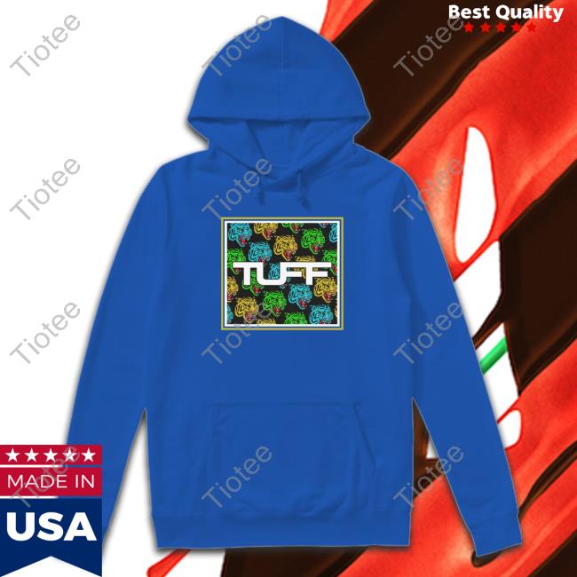 Official Tuff Tiger Block Hoodie - Tiotee